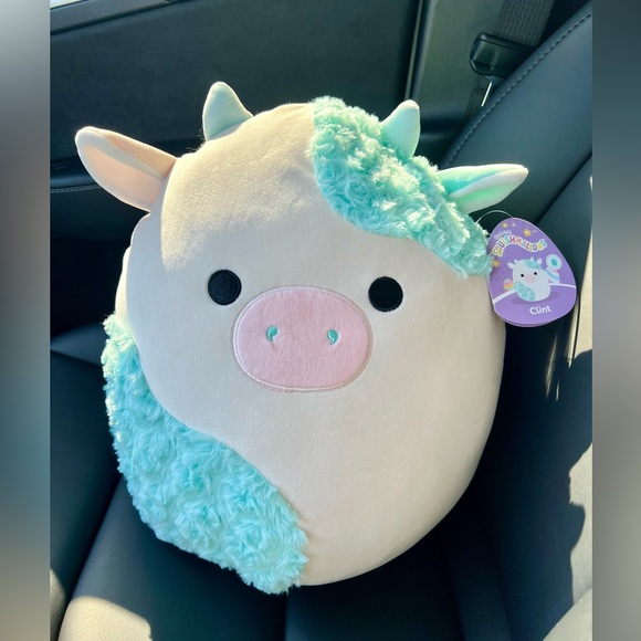 Squishmallows | Toys | Squishmallow Clint The Cow Easter Ftm | Poshmark